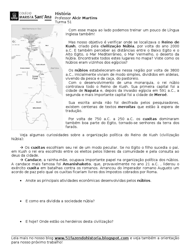 020 Nubios | PDF | Egito