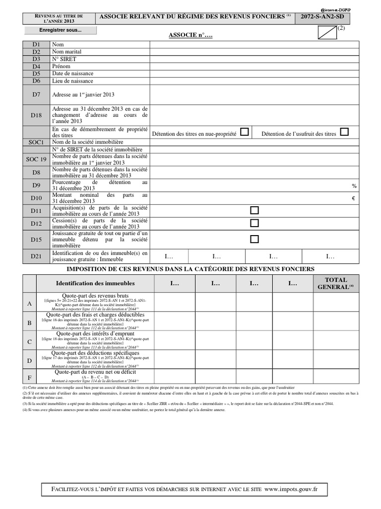2072-AN2-SD | Plus-value | Financement du gouvernement