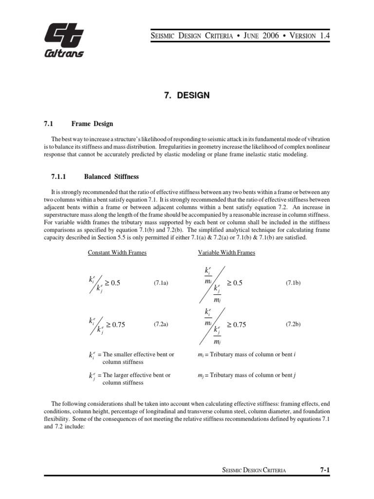 Caltrans Aid | Download Free PDF | Column | Deep Foundation
