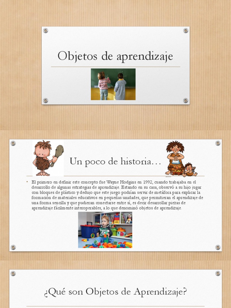 Objetos de Aprendizaje | PDF | Multimedia | Aprendizaje