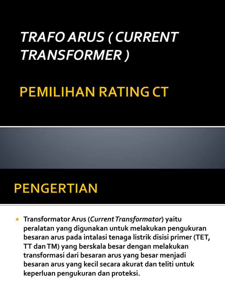 Pemilihan dan Penghitungan Rasio CT | PDF | Sains & Matematika