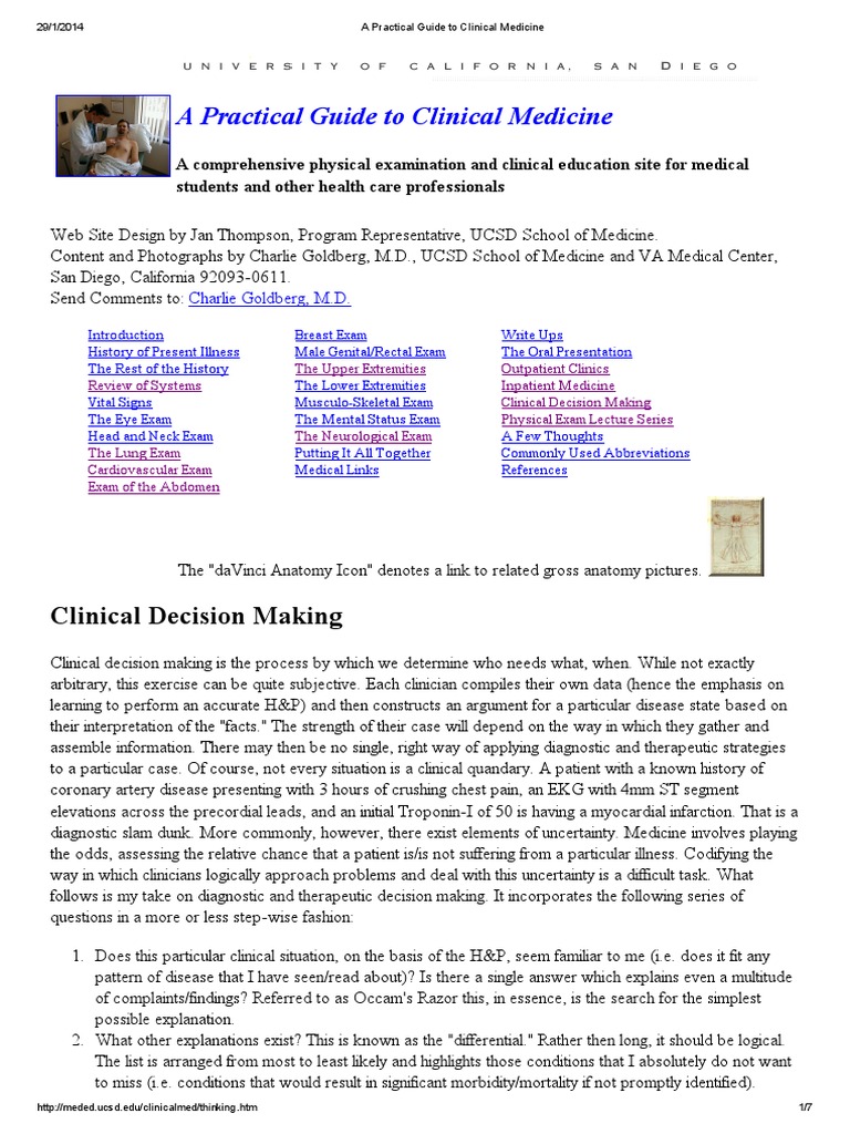 Clinical Decision Making | PDF | Medical Diagnosis | Heart Failure