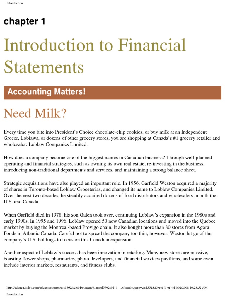 1-Introduction to Financial Statements | Expense | Equity (Finance)