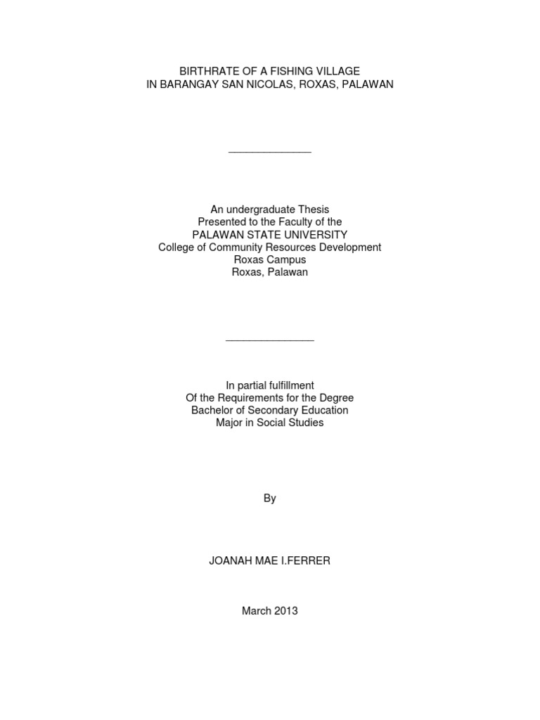 Approval Sheet | Thesis | Academic Degree