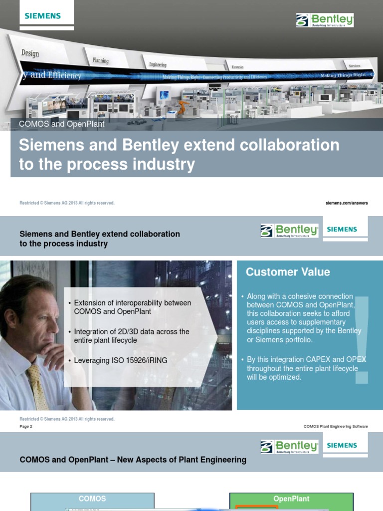 Bentley Siemens Comos Presentation | PDF | Product Lifecycle ...