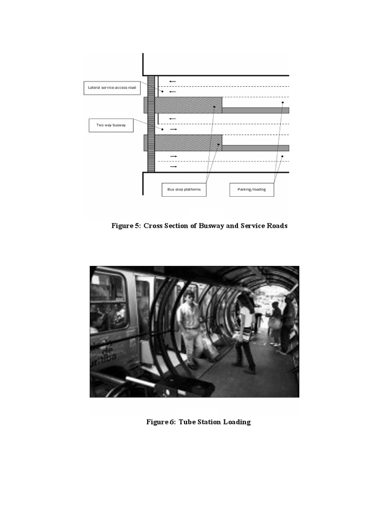 Figure 5: Cross Section of Busway and Service Roads | PDF