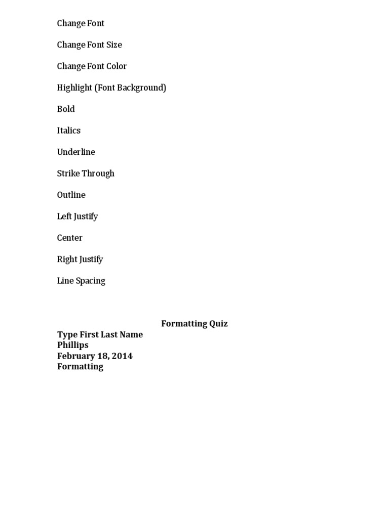 Text Formatting Techniques Guide | PDF