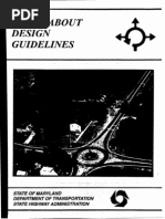 Roundabout Design - Part 1 | PDF | Technical Drawing | Lane