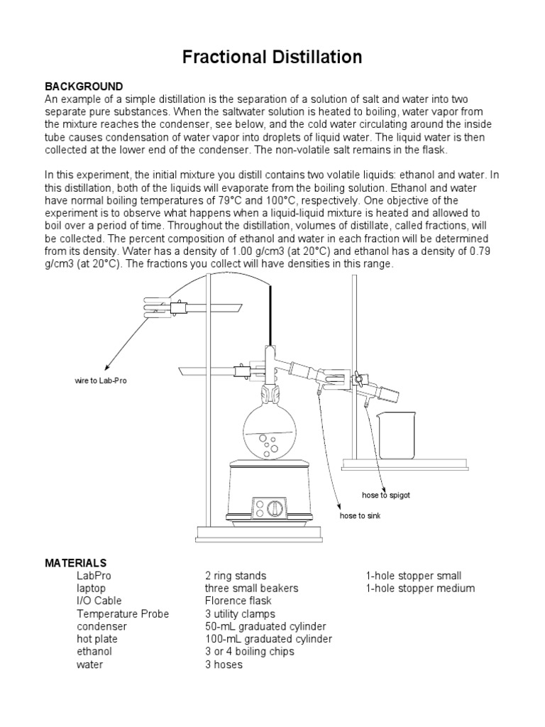 Fractional Distillation | PDF | Distillation | Thermodynamics