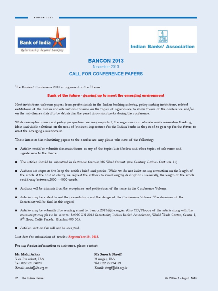 Call Conference Papers | PDF | Banks | Innovation