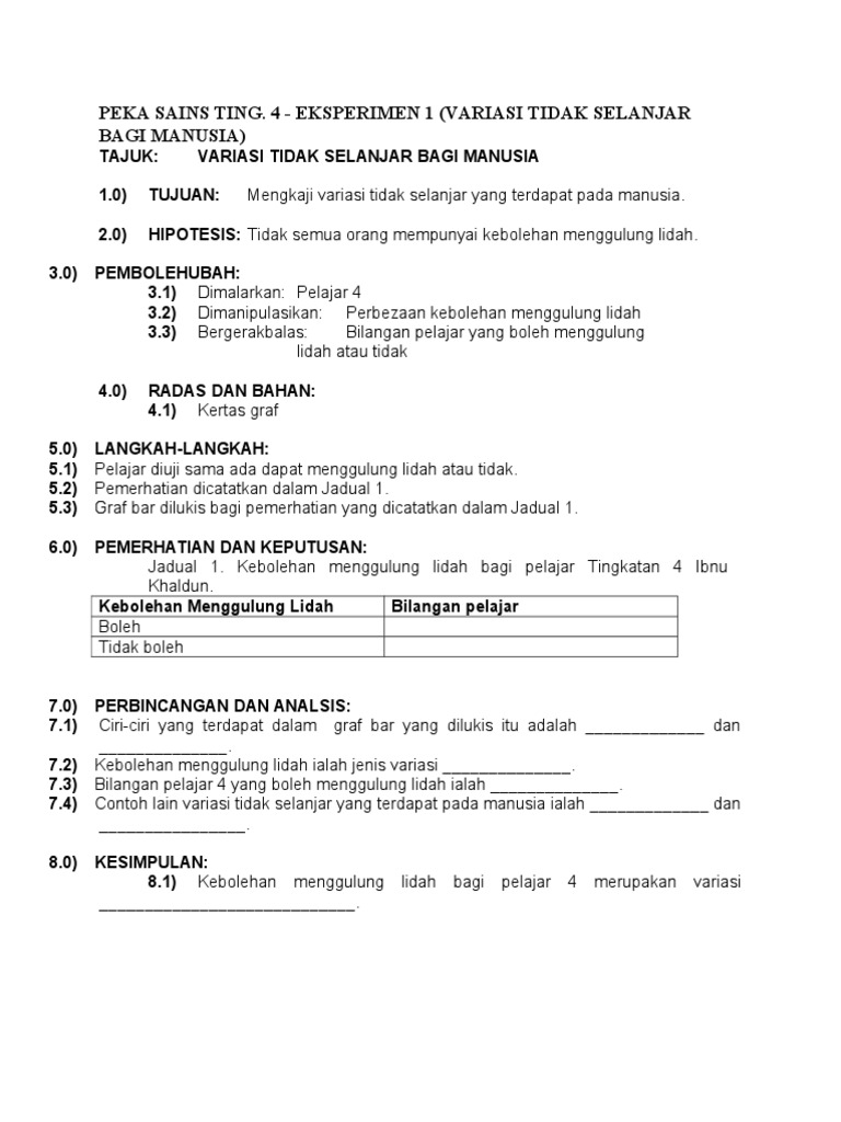 Peka Sains Form 4 | PDF