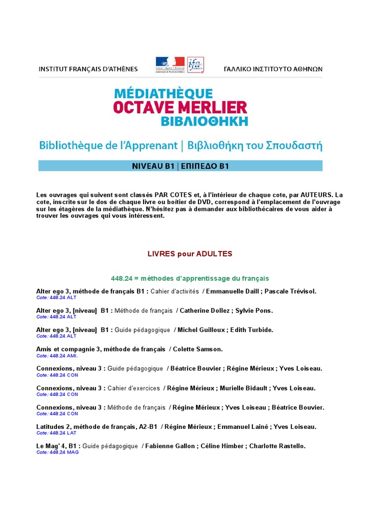 B1 French | PDF