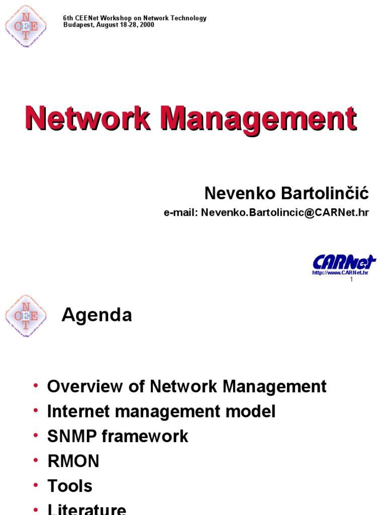 Network Management | PDF | Network Protocols | Telecommunications