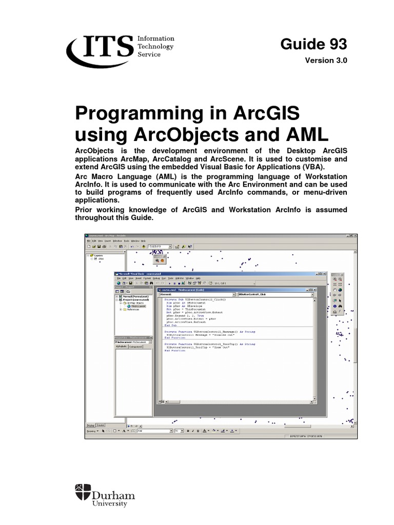 Programming In Arcgis Using Arcobjects And Aml Guide 93 Pdf Arc 9628