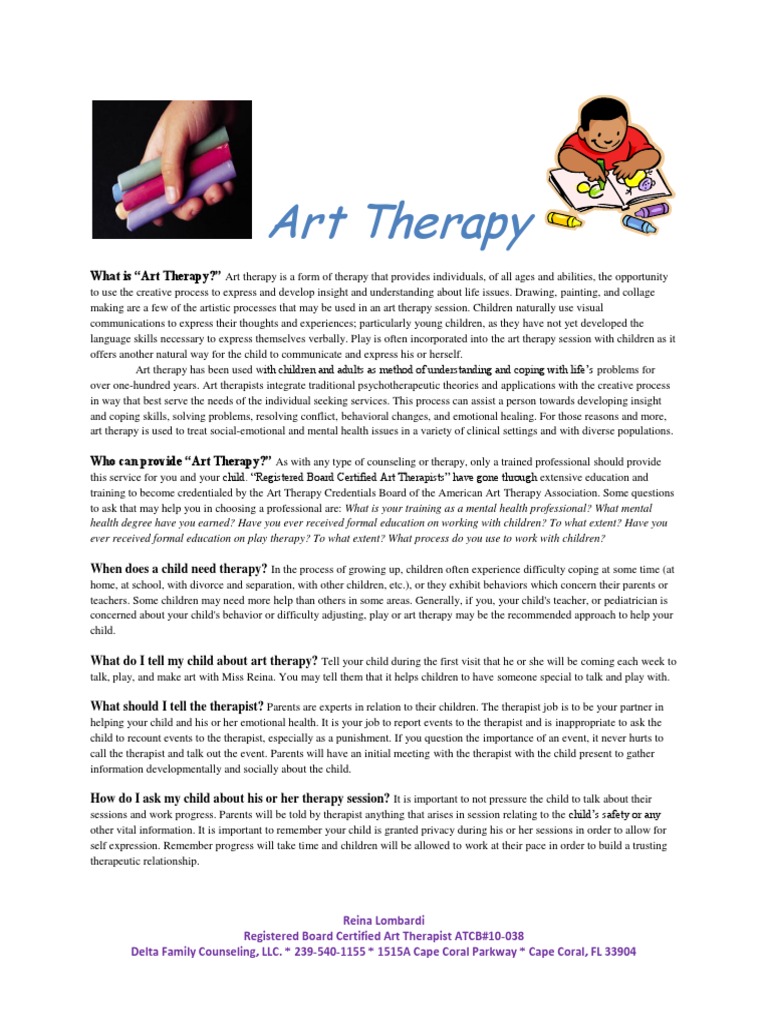 What Is "Art Therapy?" | PDF | Art Therapy | Psychotherapy