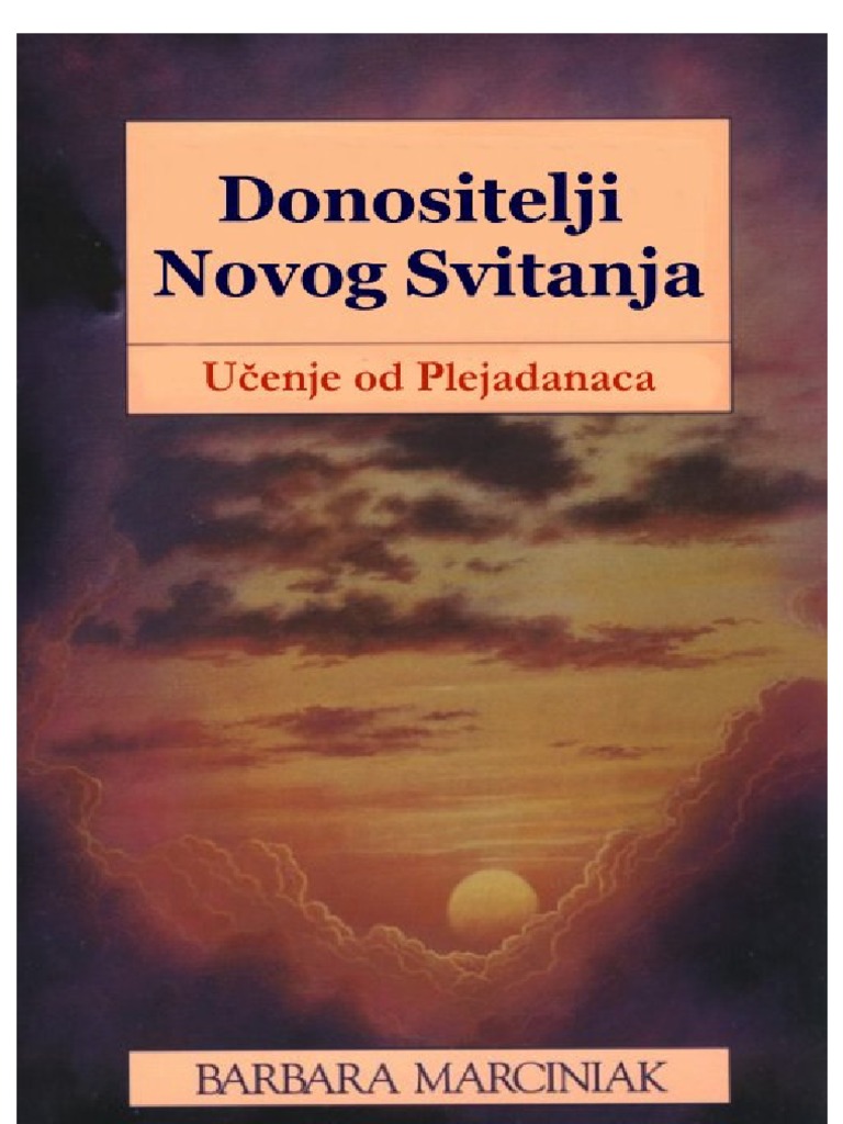 Barbara Marciniak - Donositelji Novog Svitanja | PDF