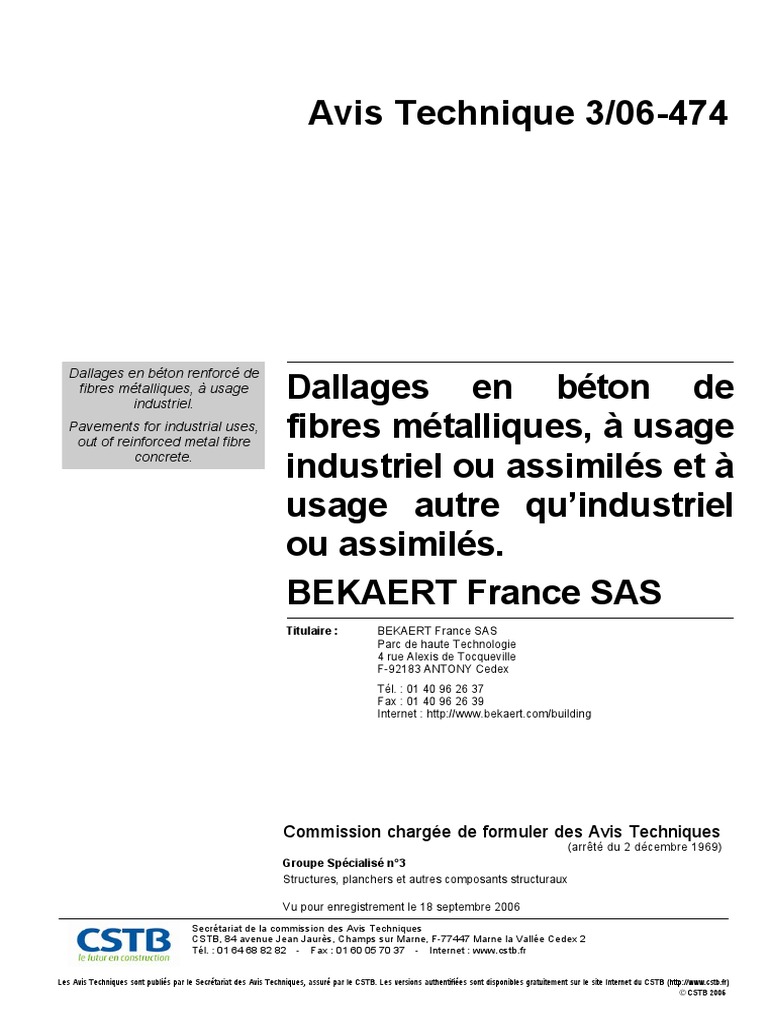 Nofix Avis Technique