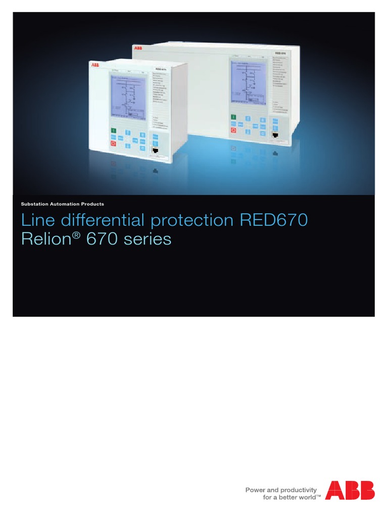 Line Differential Protection Red670 | PDF | Telecommunication ...