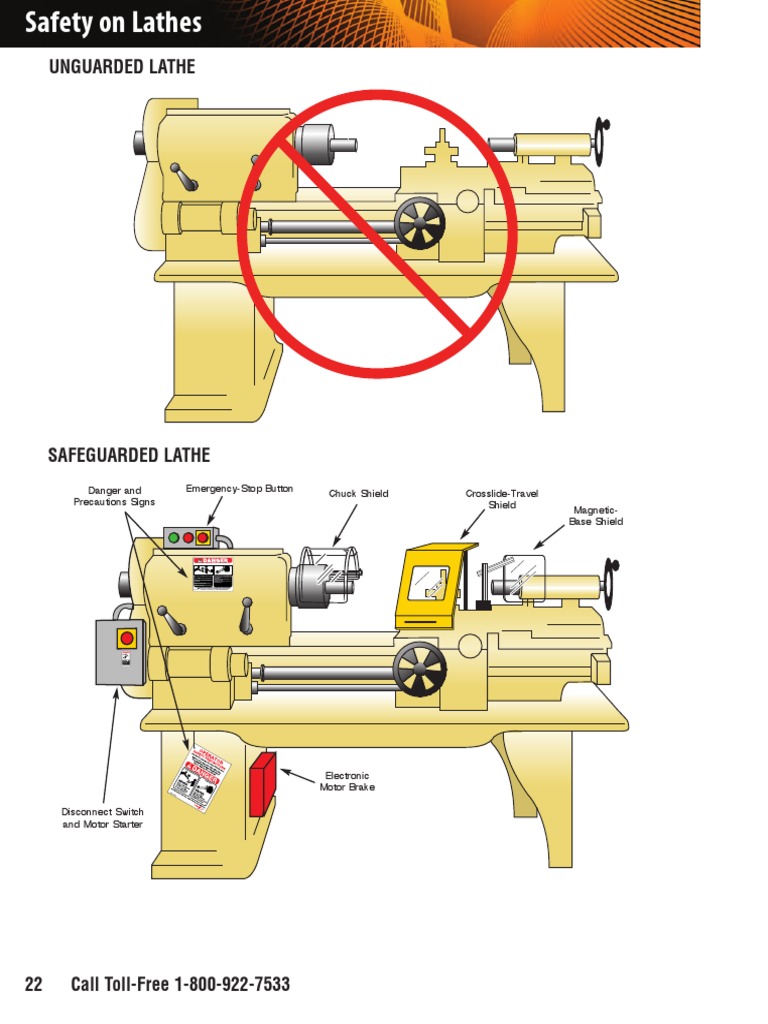 Safety On Lathes | PDF | Switch | Equipment