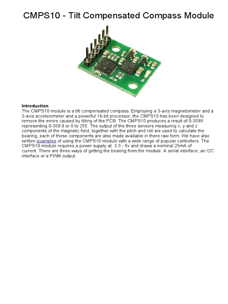 Cmps10 Manual | PDF | Electrical Engineering | Electromagnetism