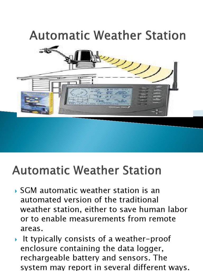 Automatic Weather Station | PDF