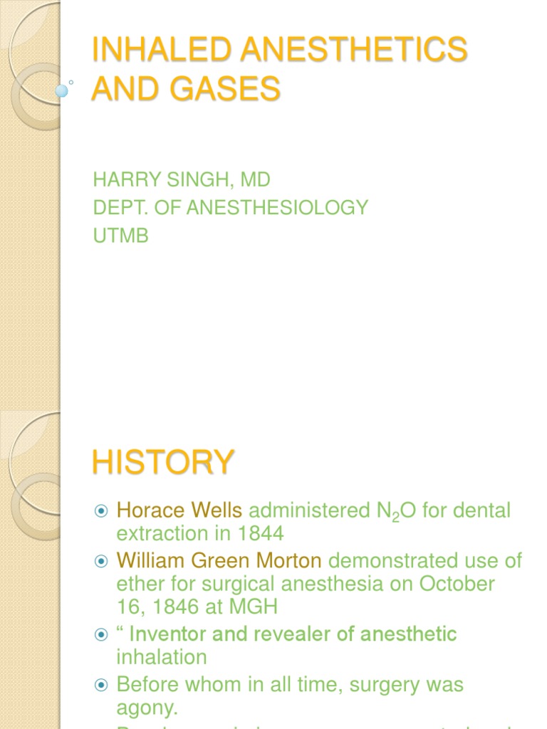 Inhaled Anesthetics | Anesthesia (34 views)