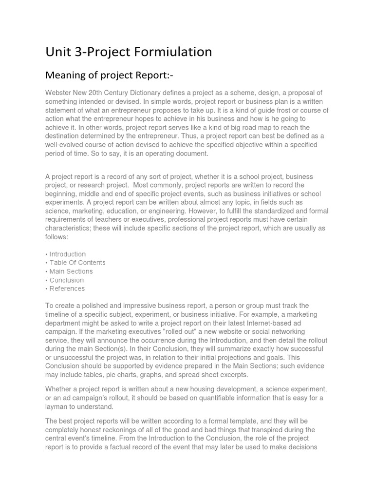 A Comprehensive Guide to Creating Effective Project Reports: Detailing ...