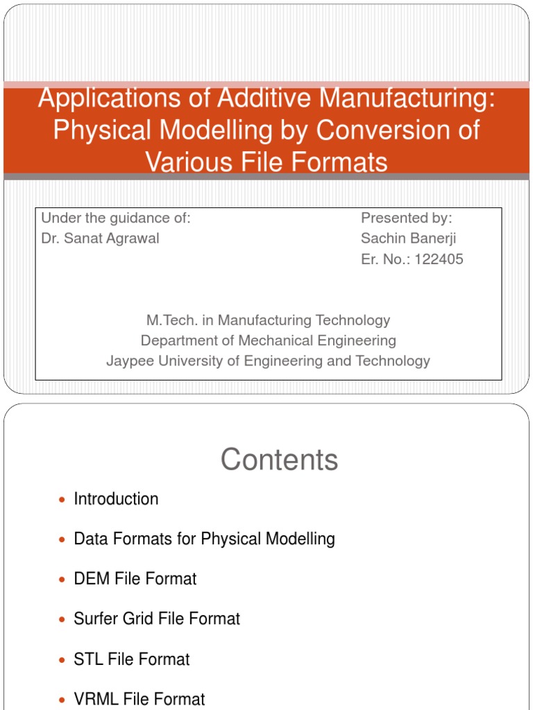 Additive Manufacturing File Formats Explained | PDF | Scientific ...