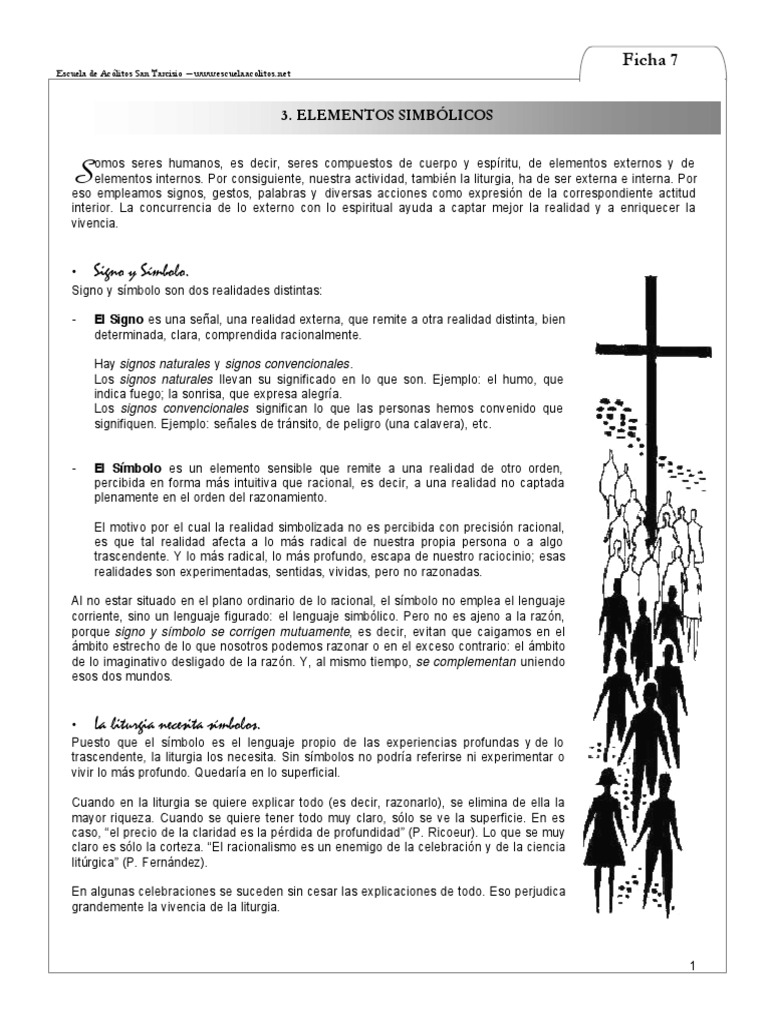07 Elementos Simbolicos | eucaristía | Rituales religiosos