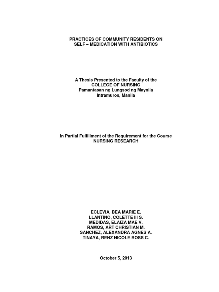 Final Thesis With CV (For Bookbind) | PDF | Antimicrobial Resistance ...