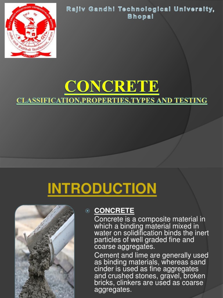 Types and Classifications of Concrete | PDF | Construction Aggregate ...