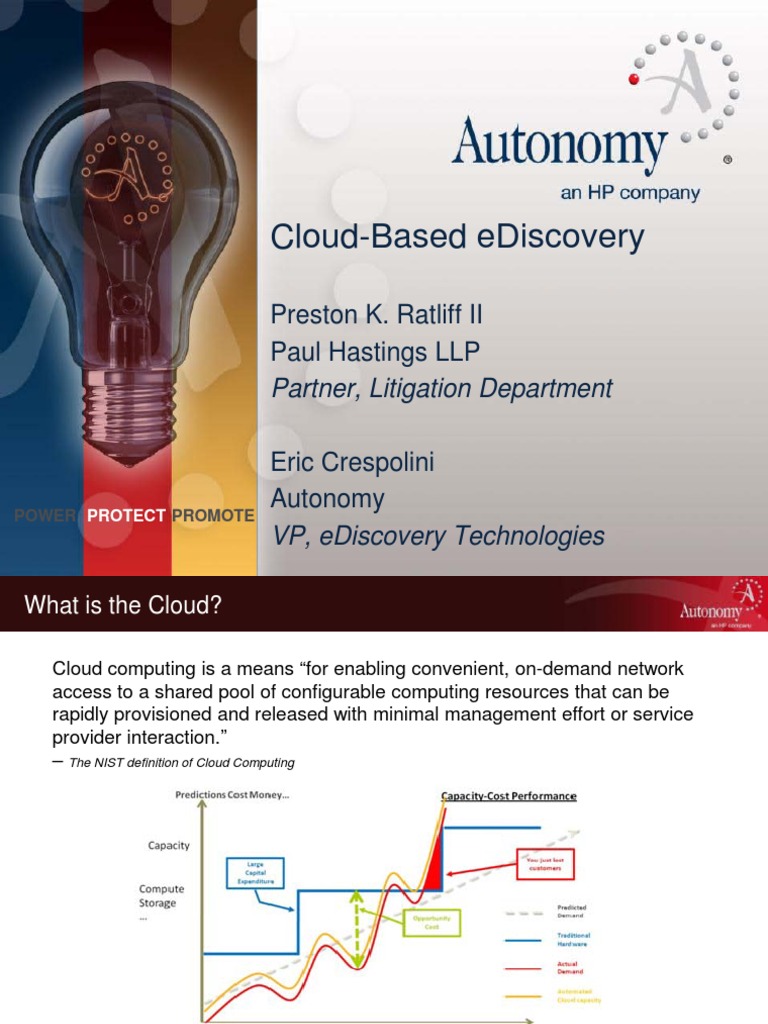 Cloud Ediscovery Autonomy | PDF | Cloud Computing | Software As A Service
