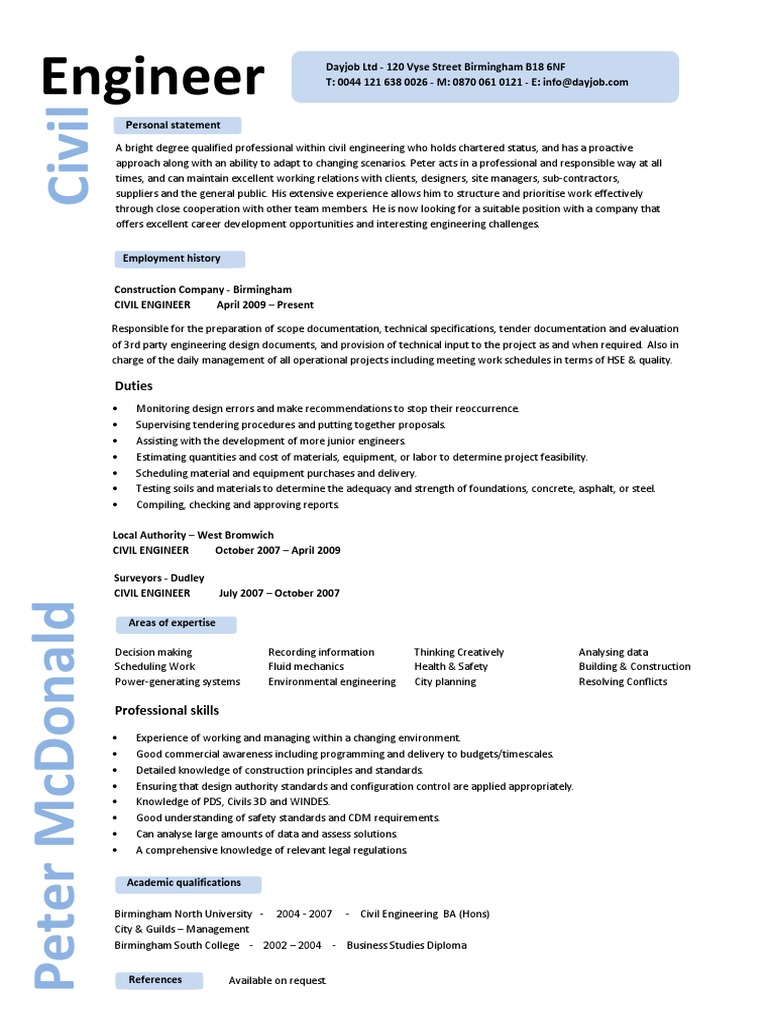 Civil Engineering Advanced Structure and Professional Format | PDF ...