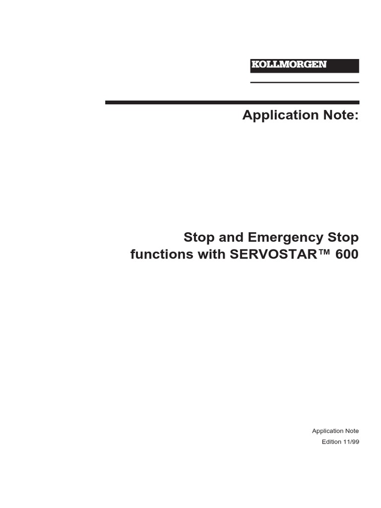 E Stop Standards | PDF