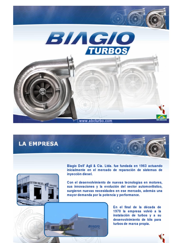 Presentación de Biagio Turbos PERU | PDF | Turbocompresor | Calidad ...