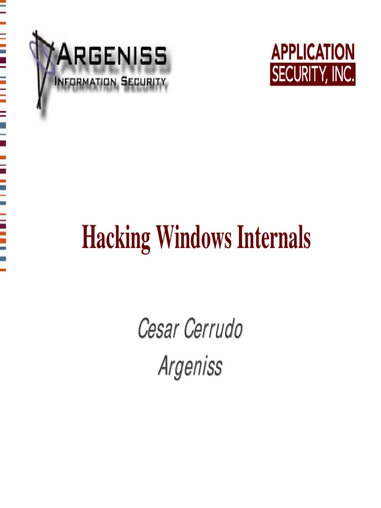Hacking Windows Shared Sections Guide | PDF | Kernel (Operating System ...