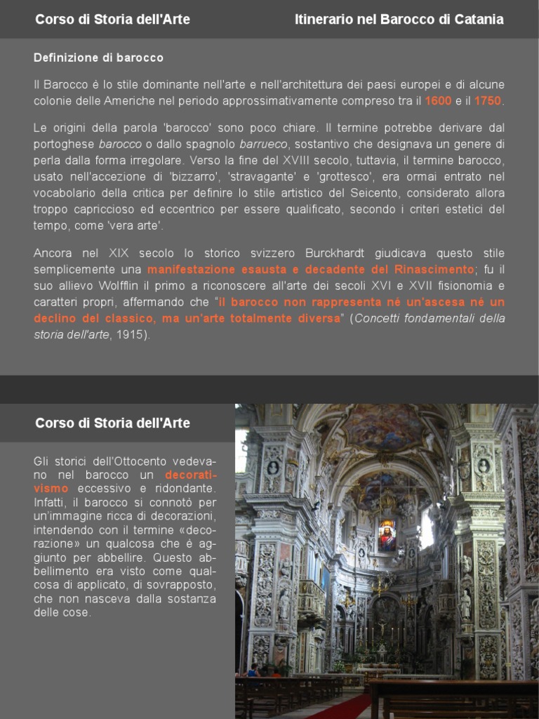 13 Barocco Catania Didatticarte | PDF