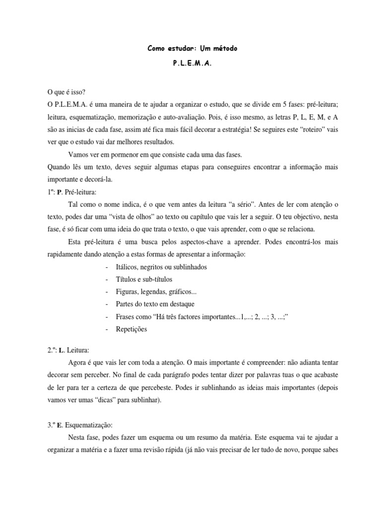 Plema | PDF | Matéria | Informação