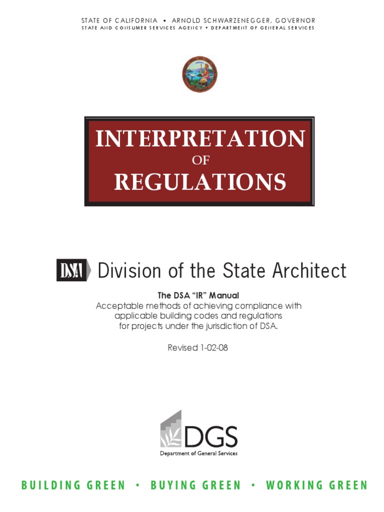 DSA CODE IR Manual Updated 01-02-08 | PDF | Construction Management ...