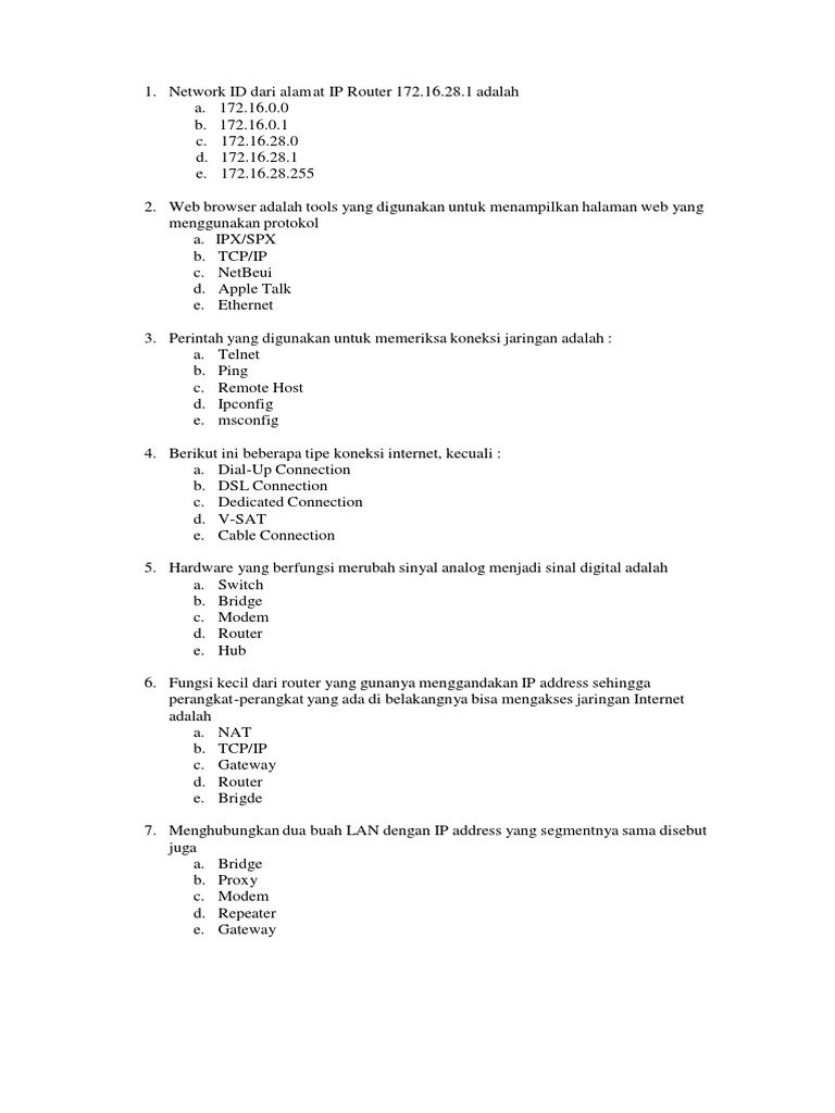 Soal Try Out 2 | PDF
