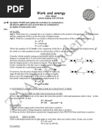 Grade 12 Work, Energy and Power Notes Summarized | PDF | Force ...