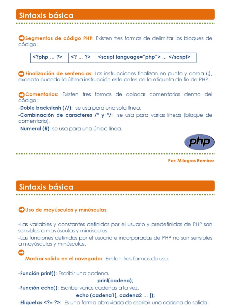 Elementosphp 100502232100 Phpapp02 | PDF | Comillas | Php