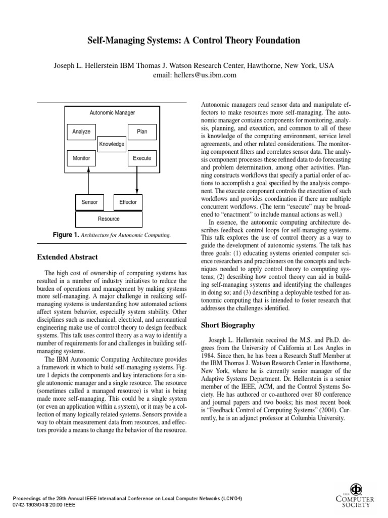 A Control Theory Foundation | PDF | Control Theory | Science And Technology