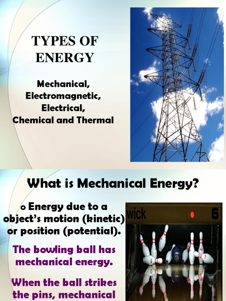 Types of Energy | PDF