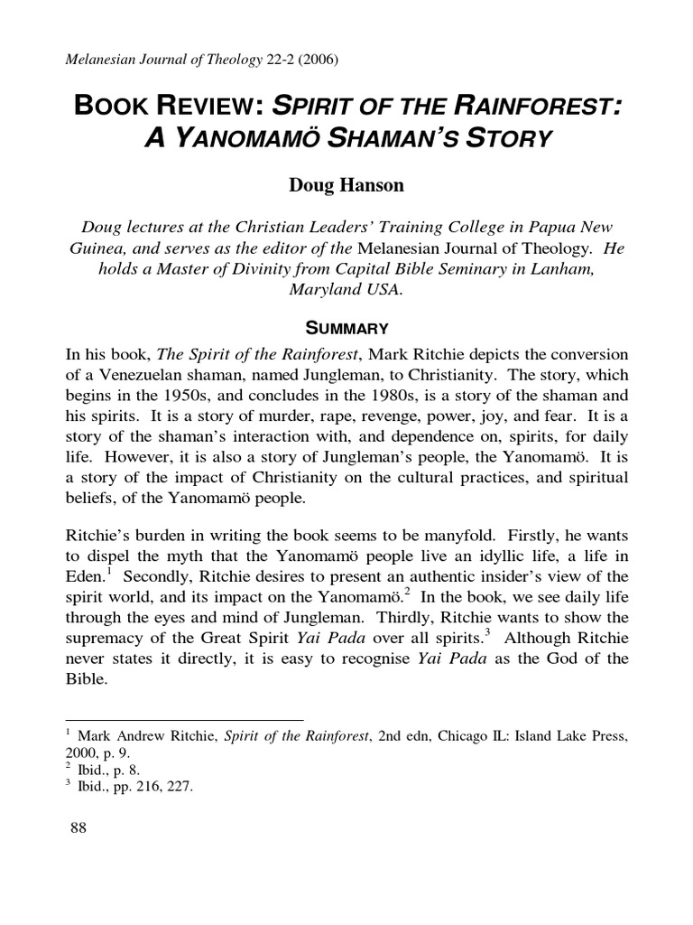 Spirit Rainforest | PDF | Shamanism | Salvation