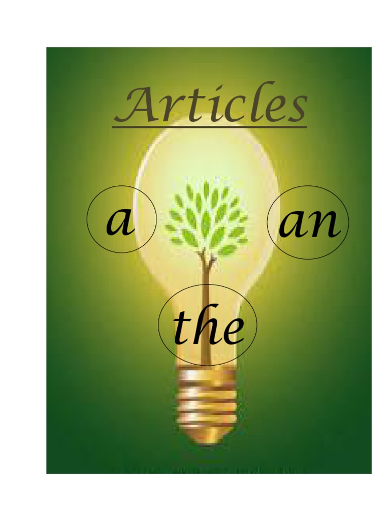 Understanding Articles: A, An, The | PDF