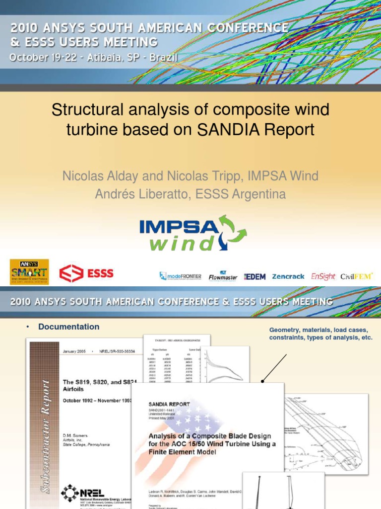 Composite Wind Turbine Analysis | PDF