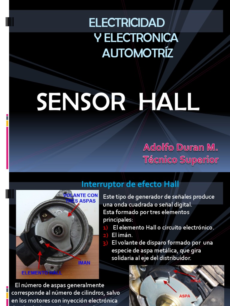 Sensores de Efecto Hall | PDF | Corriente eléctrica | voltaje