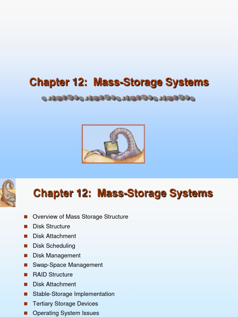 CH 12 | PDF | Disk Storage | Computer Data Storage