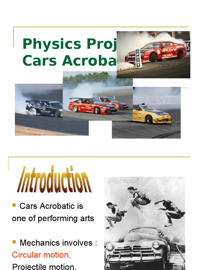 Circular Motion in Car Acrobatics | PDF | Acceleration | Force
